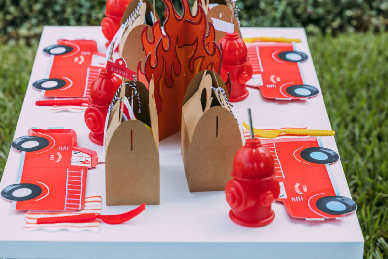DIY Fire Truck Themed Party - Steph Leighworthy